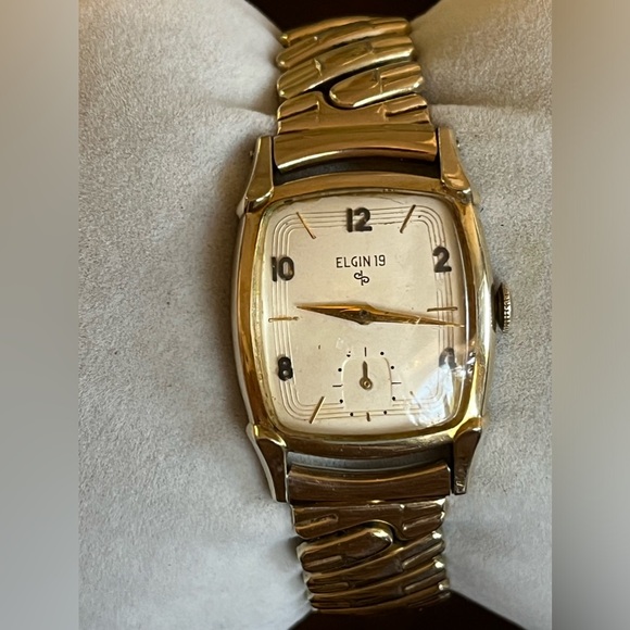 ELGIN 19 | Accessories | Elgin 9 Art Deco 1k Gold Plated Vintage Unisex ...